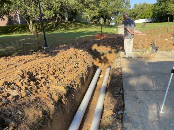 CCBC Essex Wellness Building Hot Water Underground Pipe Replacement ...